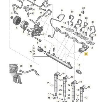 CP3 High Pressure Fuel Pump Conversion Kit, VW CBEA CJAA TDI [$200 CORE ...