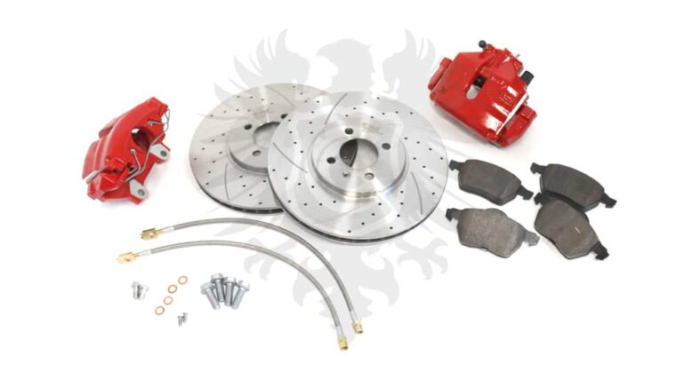 Brake Upgrade Kit, Mk2 Mk3 Corrado 312mm Front 4X100 – Cascade German Parts