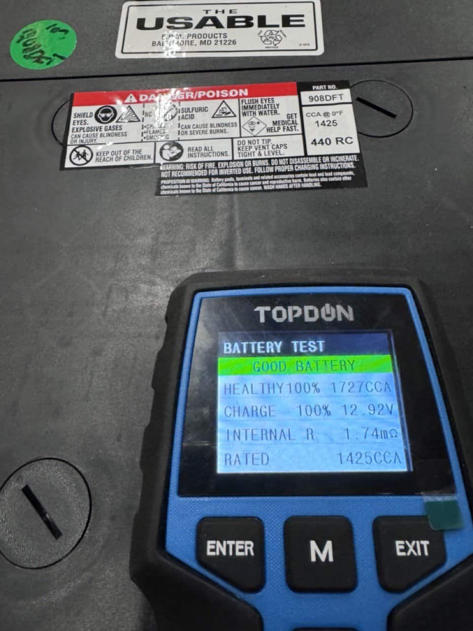 Battery, Group 908D 8D Heavy Duty Bus Marine Solar 12V Industrial ...