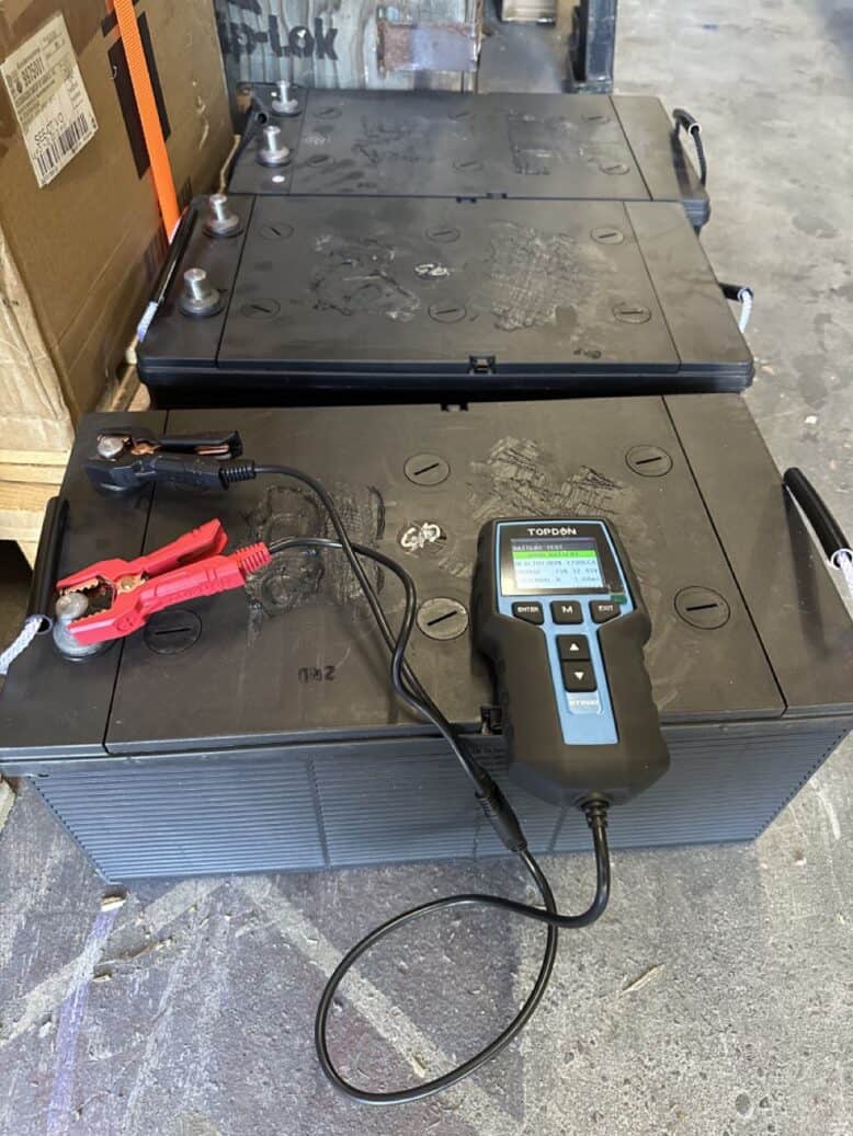 Battery, Group 908D Heavy Duty Bus Marine Solar 12V Industrial Battery ...