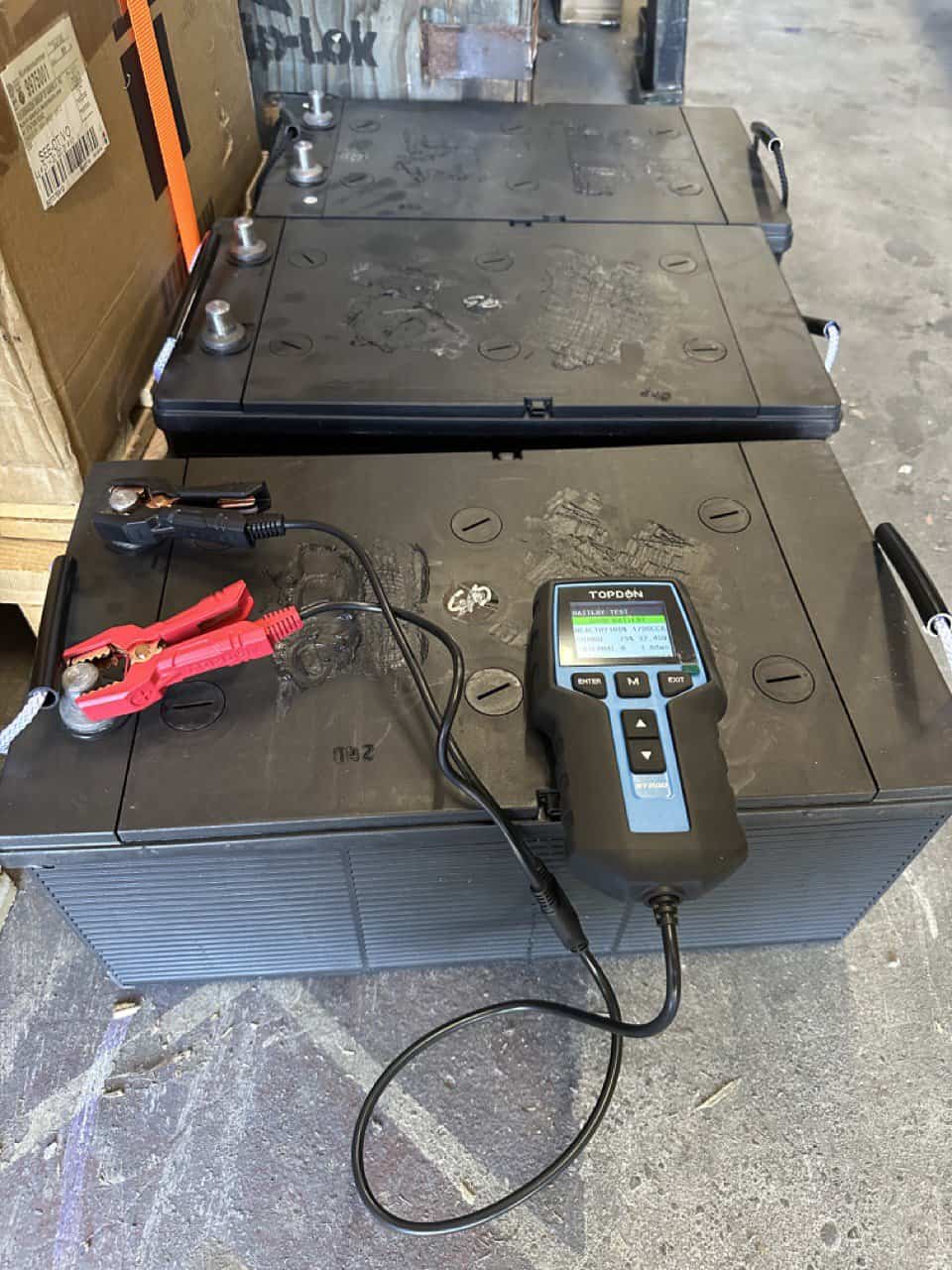 Battery, Group 908D Heavy Duty Bus Marine Solar 12V Industrial Battery ...