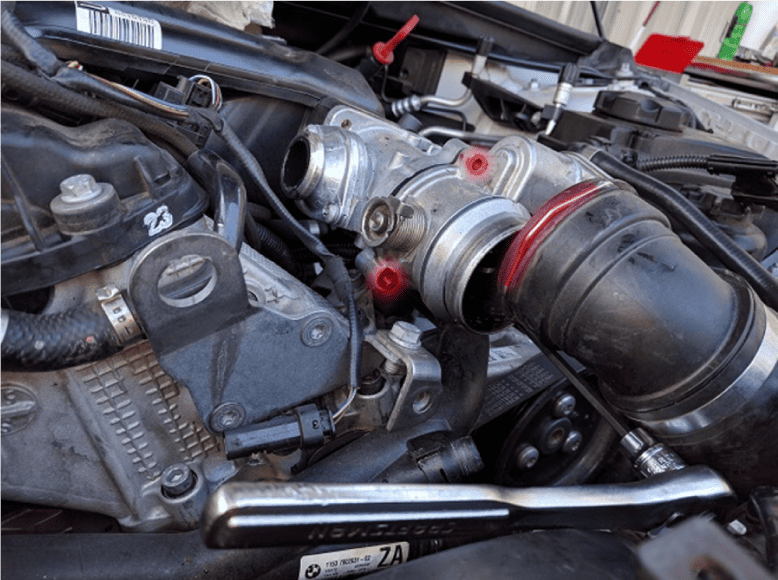 Eco Billet EGR Race Pipe For BMW 335D And X5 35D Installation – Cascade ...