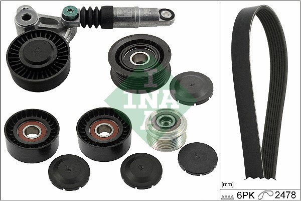 Idler Pulley & Serpentine Belt Kit, Touareg Q7 V6 TDI ’09-12 – Cascade ...